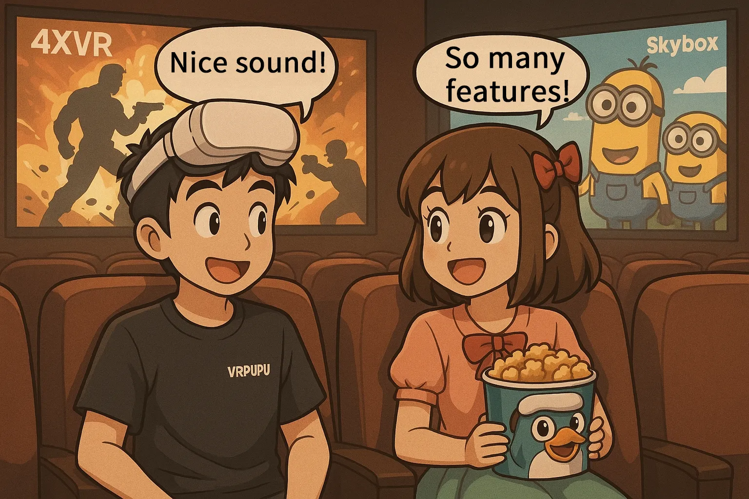 Skybox vs 4XVR｜4K, Anime, and VR Image Quality Comparison